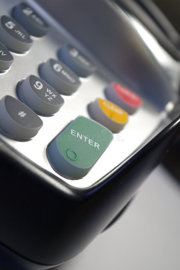 Chip and Pin Machine stock image. Image of close, consumer - 3247643