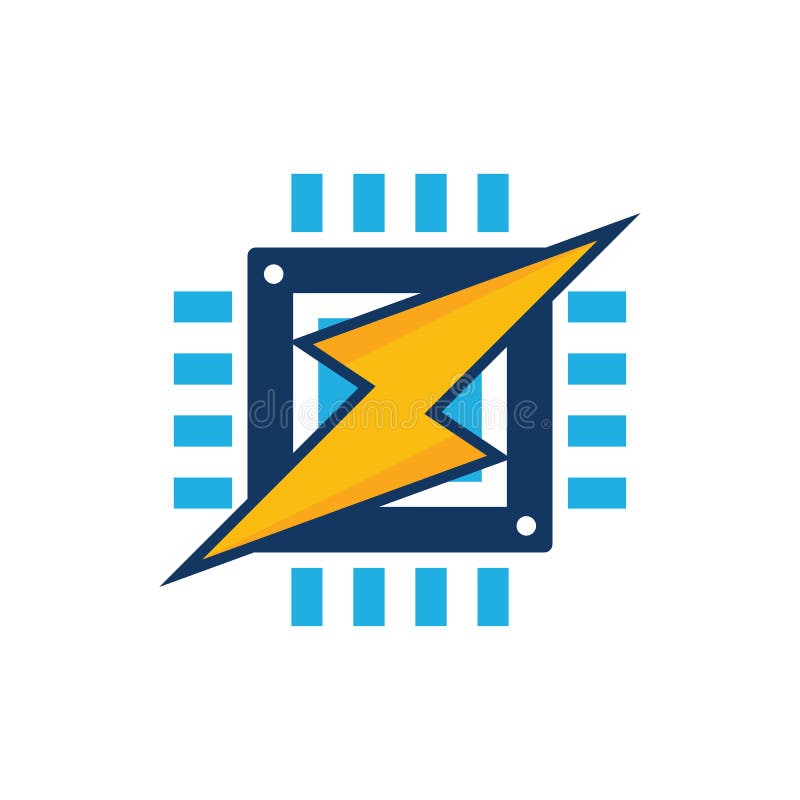 Chip Lab Logo Icon Design stock vector. Illustration of company - 126492811