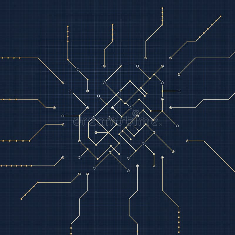 Abstract chip stock illustration. Illustration of business - 21299174