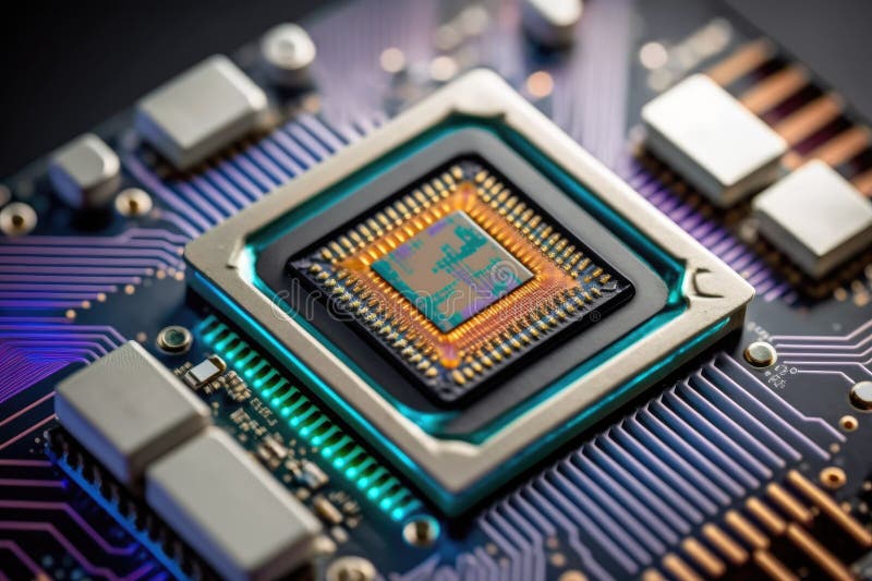 Chip of Silicon while Making Microchips at a State of the Art ...