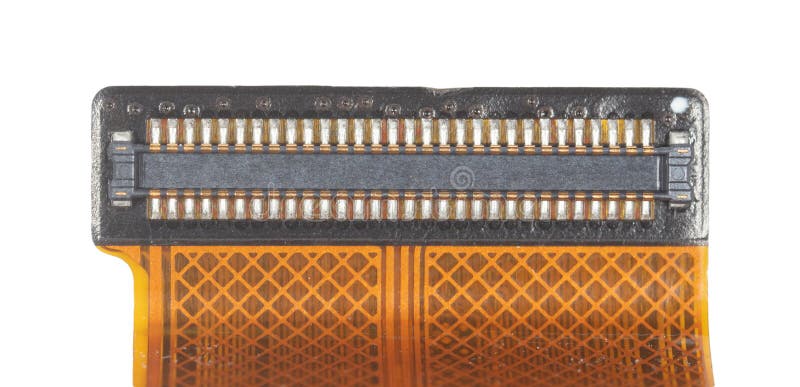 Chip socket on the board. stock image. Image of modern - 246406369