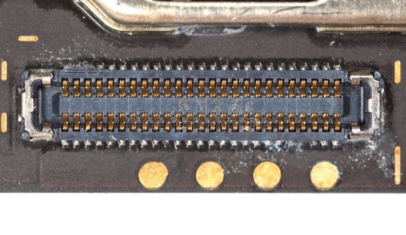 Chip socket on the board. stock image. Image of network - 253130151