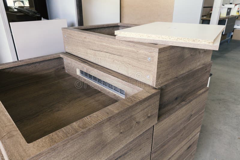 Chipboard of Different Texture Wood Stock Photo - Image of lumber ...