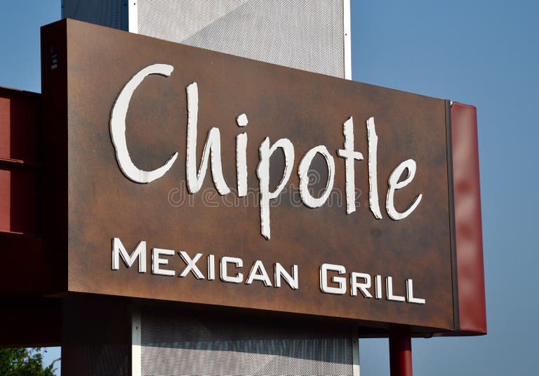 Chipotle Mexican Grill Sign Editorial Image - Image of mexican, lunch ...