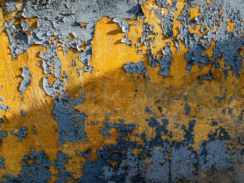 Old chipped blue paint stock image. Image of textured - 61776633