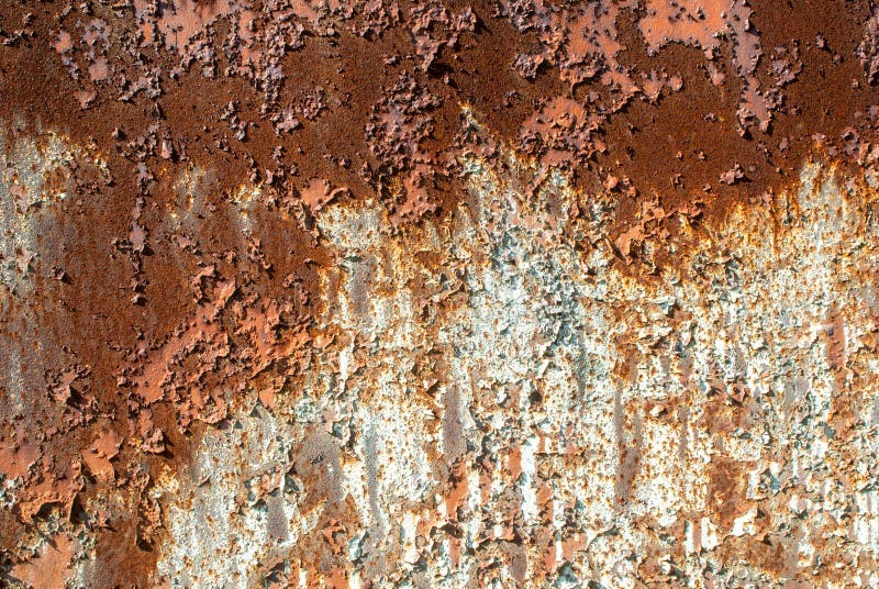 Chipped Paint on Iron Surface Texture Background Stock Photo - Image of ...