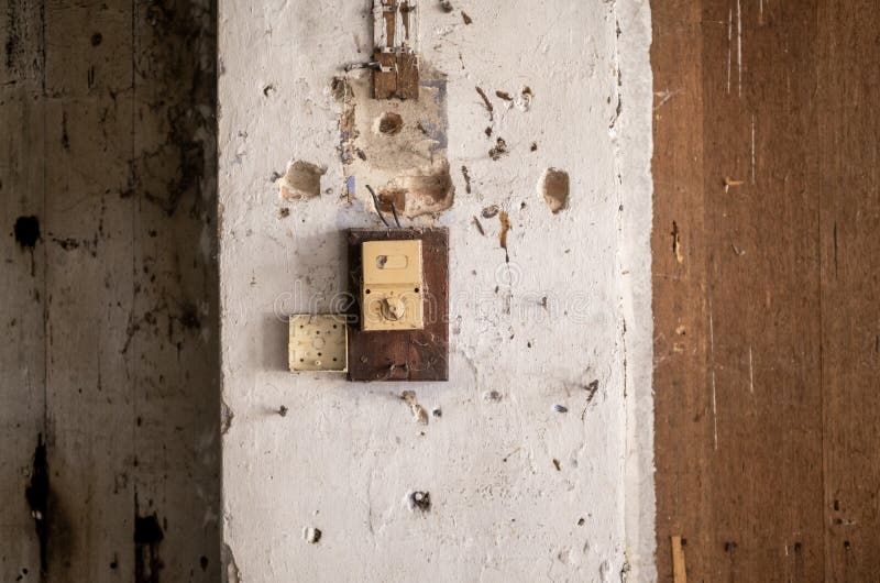Chipped Paint, Rusted Components, and Silence—an Electrical Panel ...