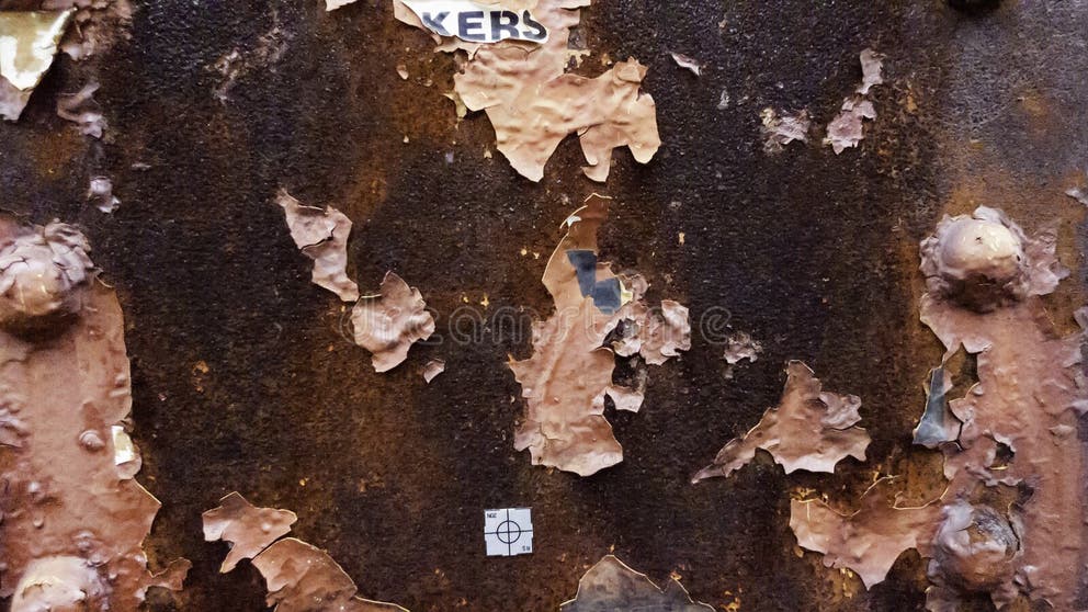 Chipped paint rusted metal stock image. Image of chipped - 80361383