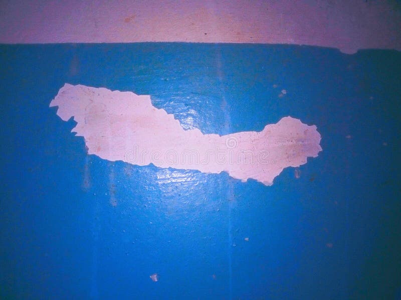 Chipped paint on the wall stock photo. Image of text - 197590454
