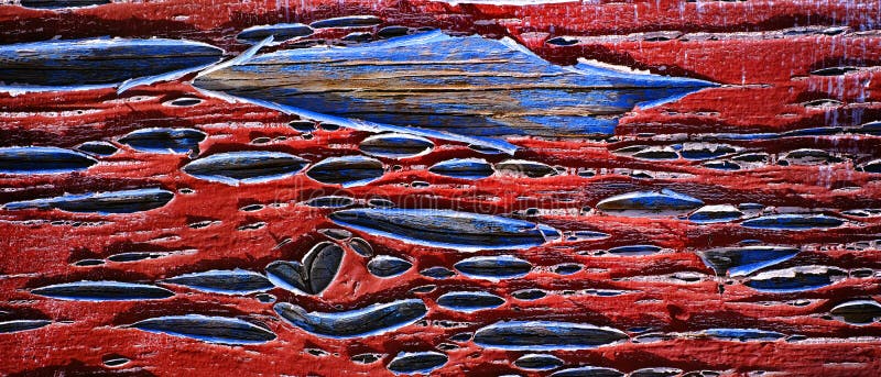 Chipped and Peeling Paint Old Painted Surface Texture Stock Photo ...