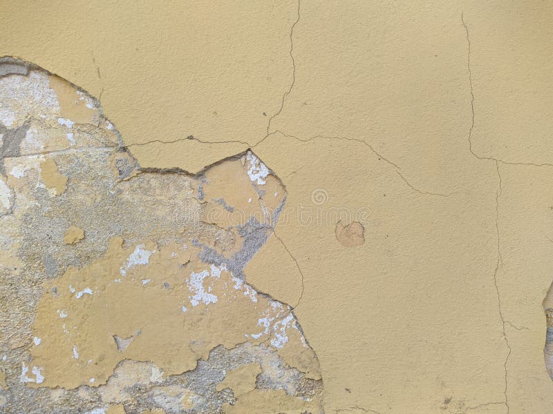 Chipped Piece of Plaster from the Wall Stock Photo - Image of shabby ...