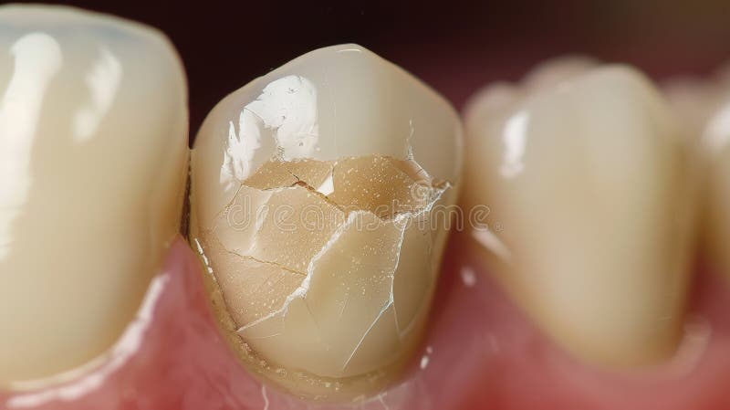 A Chipped Tooth with a Sharp, Exposed Edge, Vulnerable To Sensitivity ...