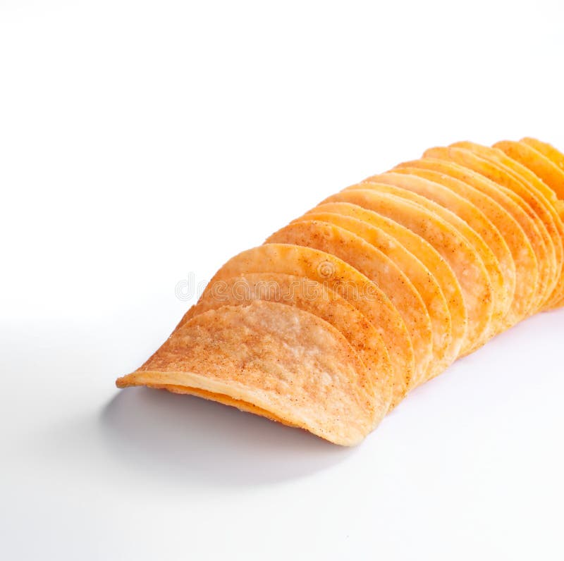 Chips stock photo. Image of crunchy, chip, slice, ripple - 21592320