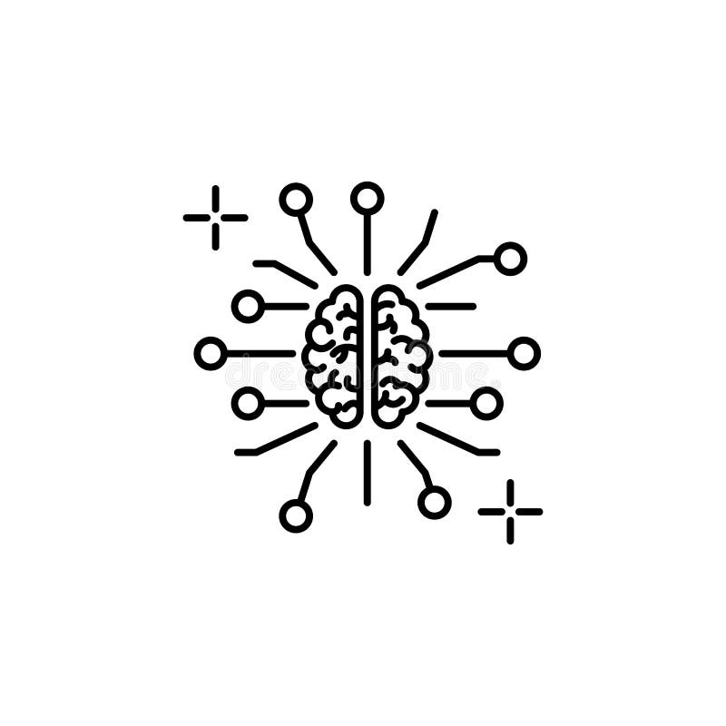 Chip Brain Smart Icon. Element of Future Technology Icon for Mobile ...