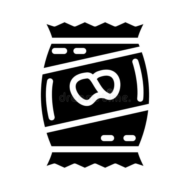 Chips Crunchy Potatoes Glyph Icon Vector Illustration Stock Vector ... Chips Crunchy Potatoes Glyph Icon Vector Illustration Stock Vector ...