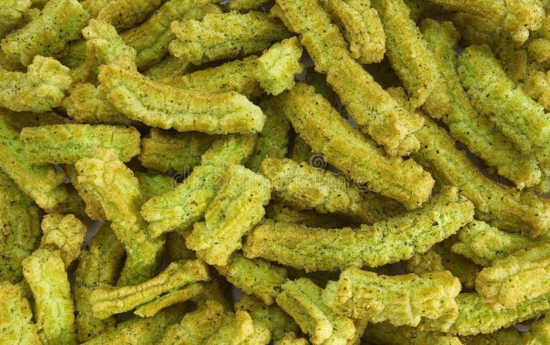 Chips De Riz, Saveur De Wasabi Image stock - Image du festin, croquant ...