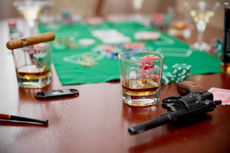 Chips on Game Table Normal Version Stock Image - Image of casino, poker ...