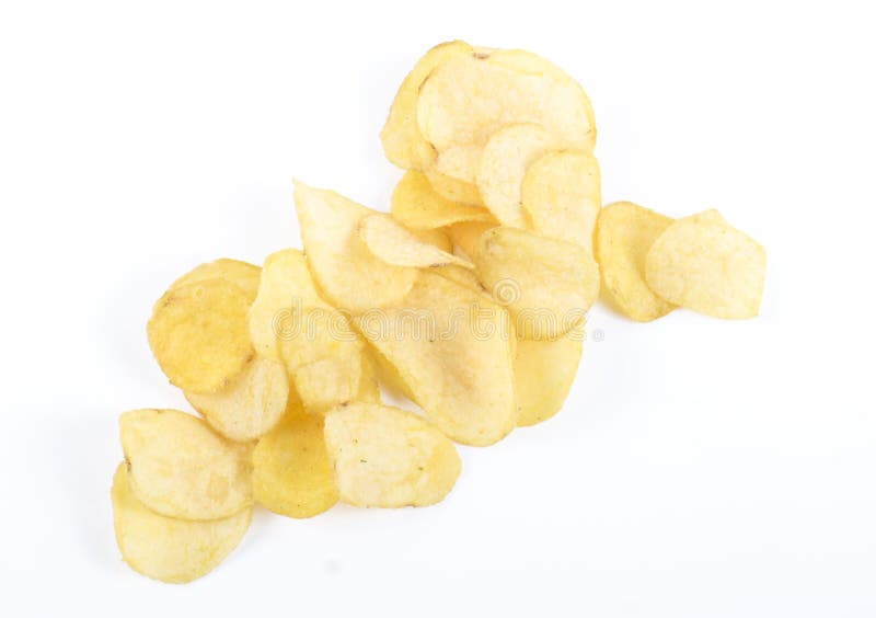 Chips isolated stock photo. Image of heap, chip, potatoe - 51198522