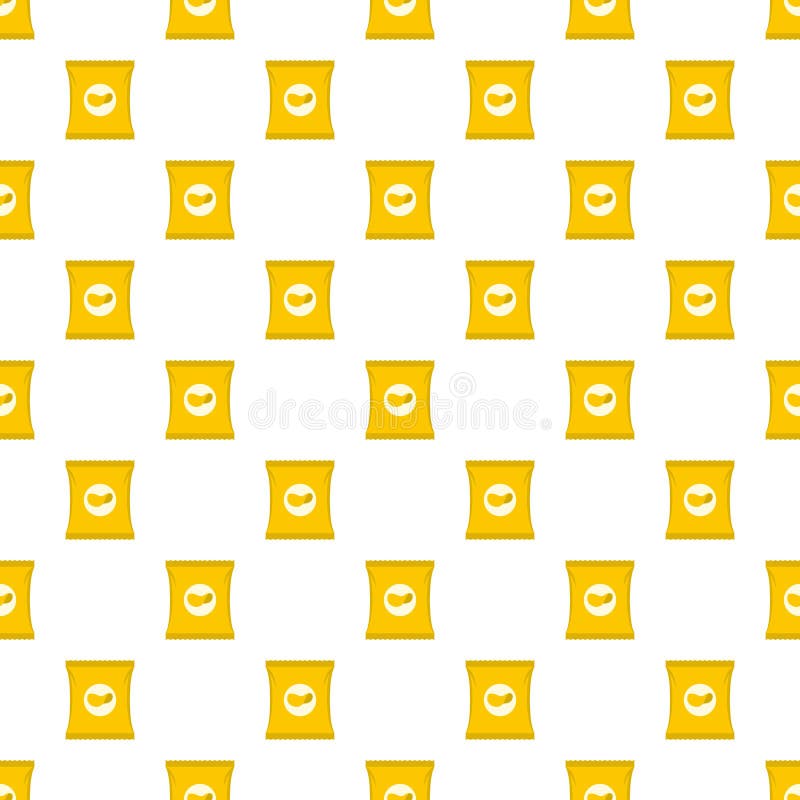 Chips pattern seamless stock illustration. Illustration of crunchy ...