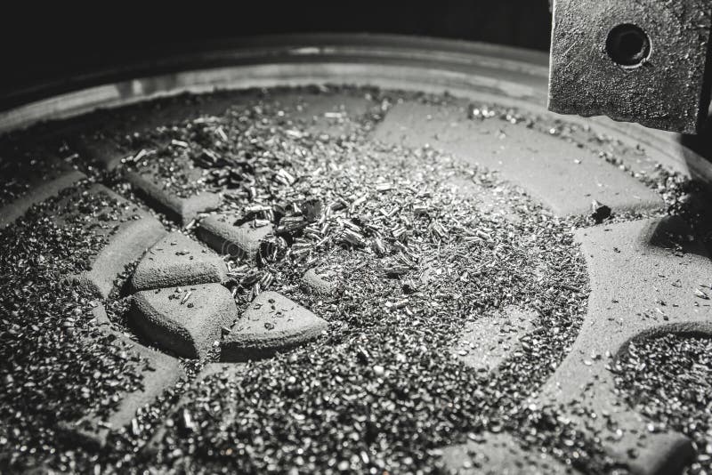 Chips after Processing the Cast Iron Hatch on the Carousel Machine in ...