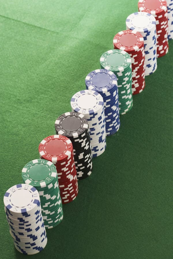 Chips on Roulette Table stock image. Image of gamble - 29656793