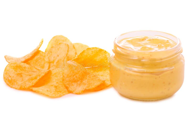 Chips and sauce stock photo. Image of deliciou, mexico - 104263650