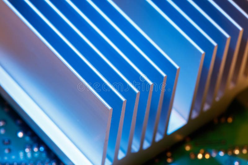 Chipset heatsink stock image. Image of radiator, mainboard - 86111973