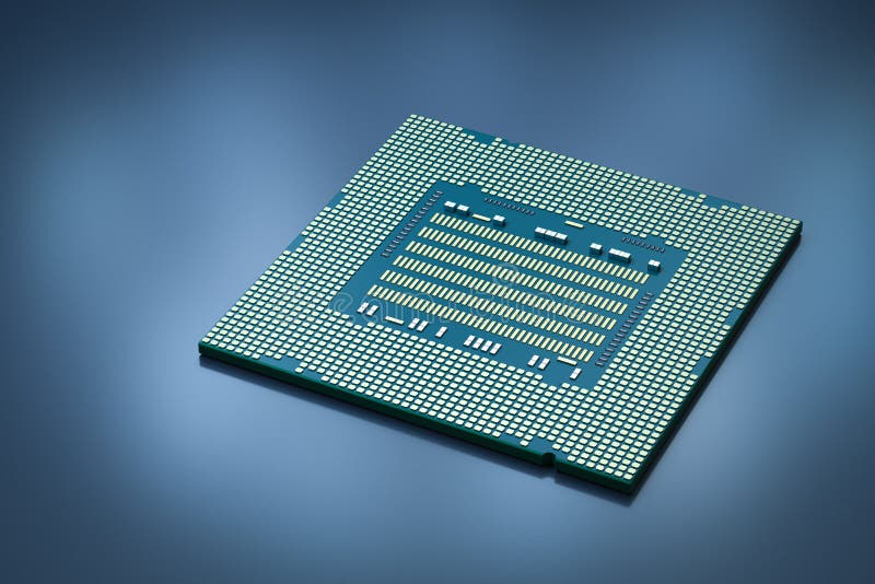 Chipset for Semiconductor Manufacturing Stock Illustration ...