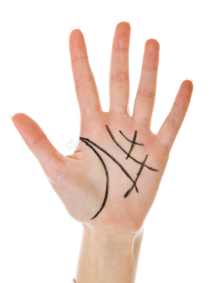 Chiromancy stock photo. Image of human, chiromancy, contour - 8646086