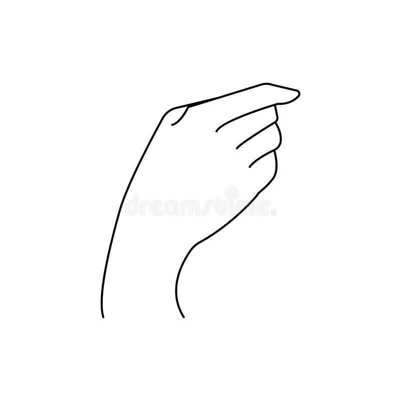 Chiromancy Chart of the Palms Lines and Ways. Vector Line Illustration ...