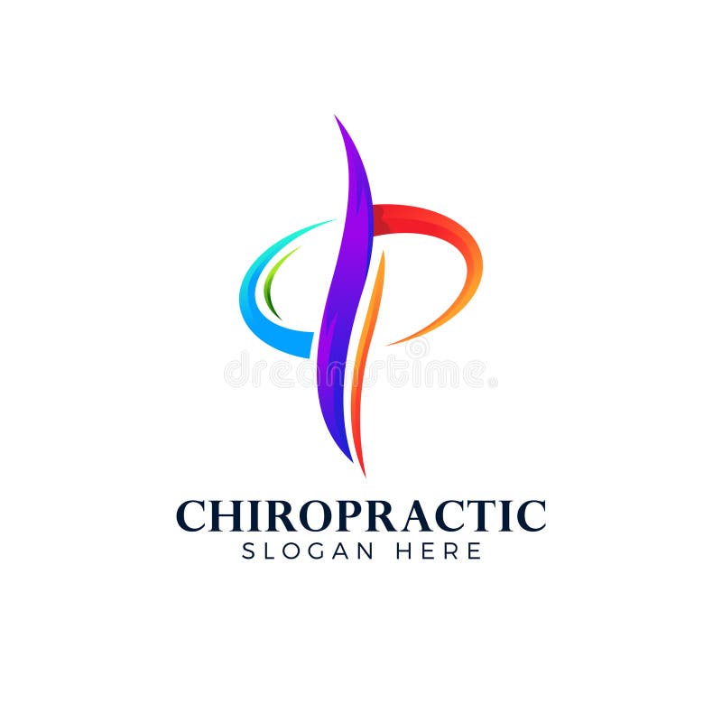 Chiropractic logo design stock vector. Illustration of creative - 310374876