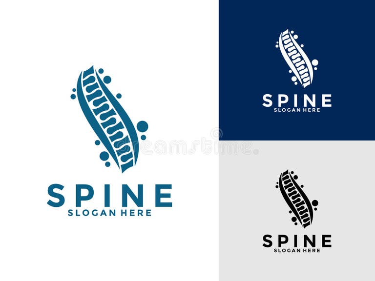 Chiropractic Spine Logo Design, Abstract Spine , Backbone Logo Vector ...