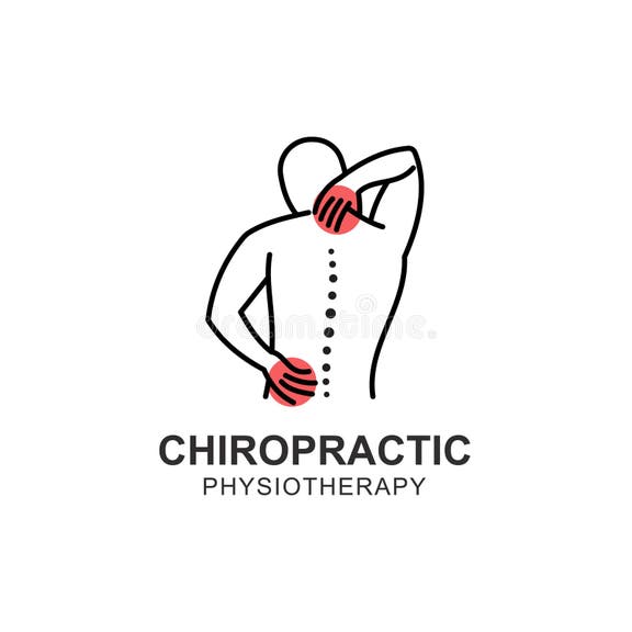 Chiropractic Symbol Vector Icon Design Illustration Template. Stock ...