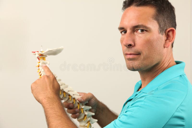 Handsome Chiropractor stock image. Image of caucasian - 7773351