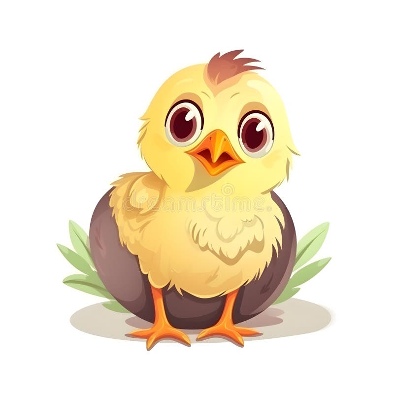 Chirpy baby chick graphic stock illustration. Illustration of nursery ...