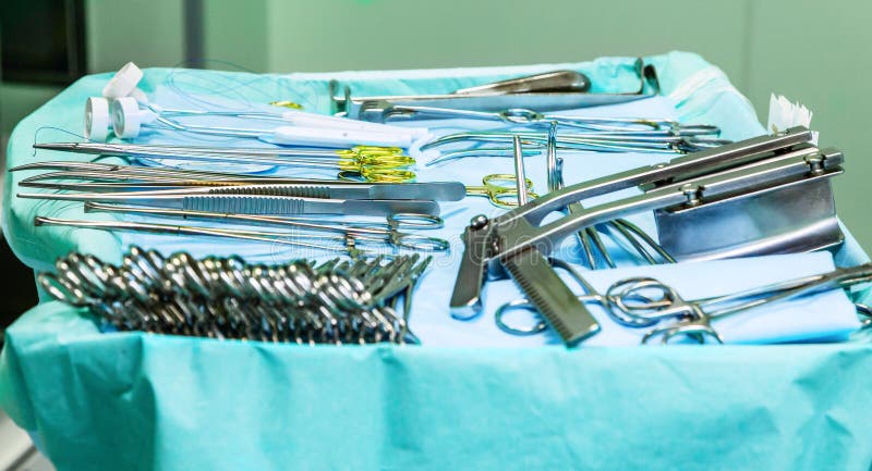Chirurgische Instrumenten in Oparationruimte Stock Afbeelding - Image ...