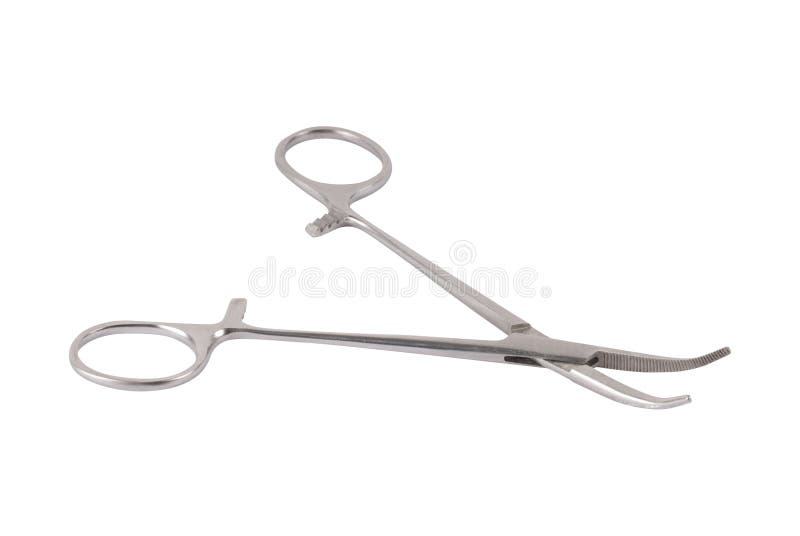 Chirurgische Zange Des Edelstahls Stockfoto - Bild von gesundheit ...