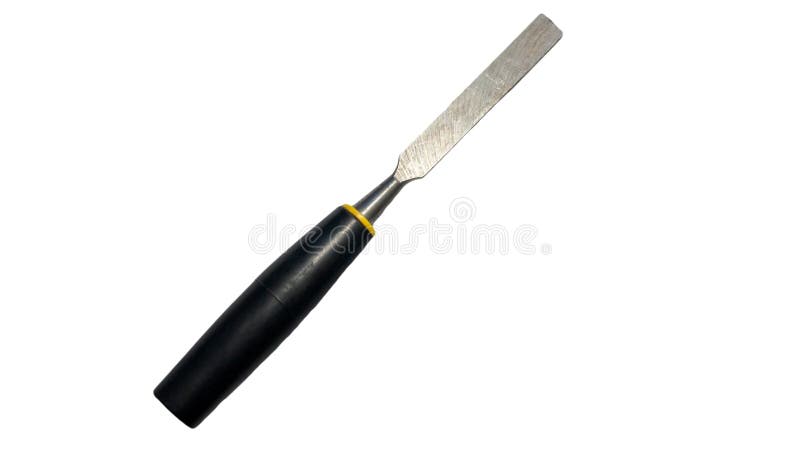 Chisel is a Carpentry or Joinery Hand Cutting Tool Isolated on White ...