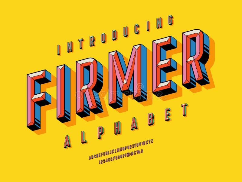 Chisel font stock vector. Illustration of presentation - 352427680