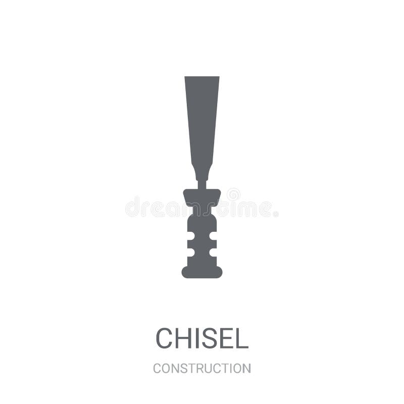 Chisel Icon. Trendy Chisel Logo Concept on White Background from Stock ...