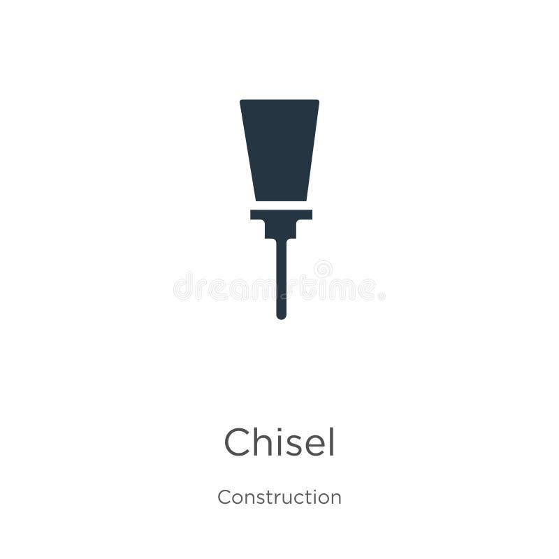 Chisel Icon Vector. Trendy Flat Chisel Icon from Construction ...