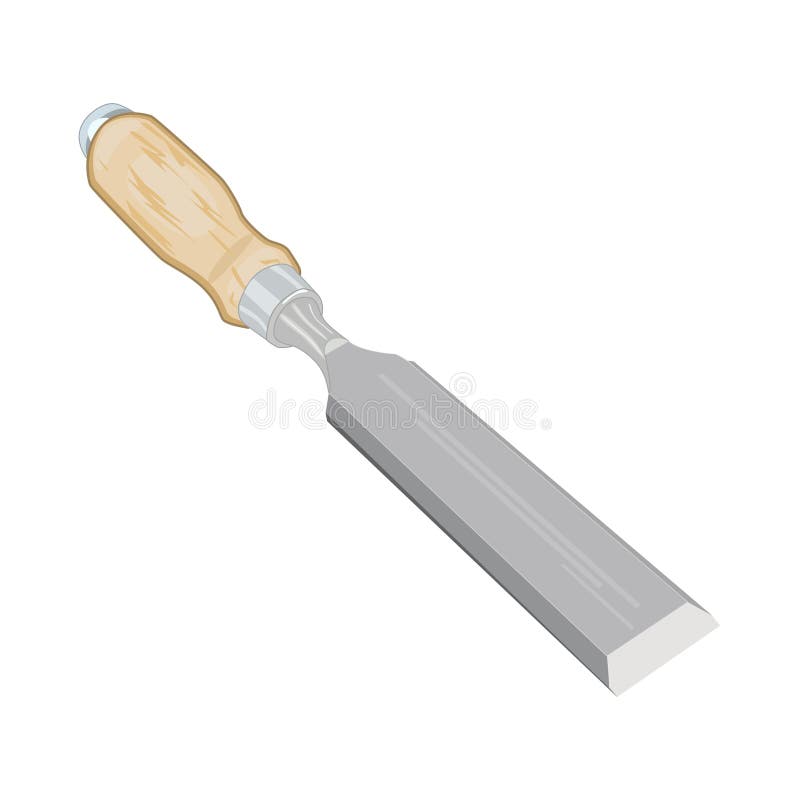 Chisel Gouge Icon, Outline Style Stock Vector - Illustration of hand ...