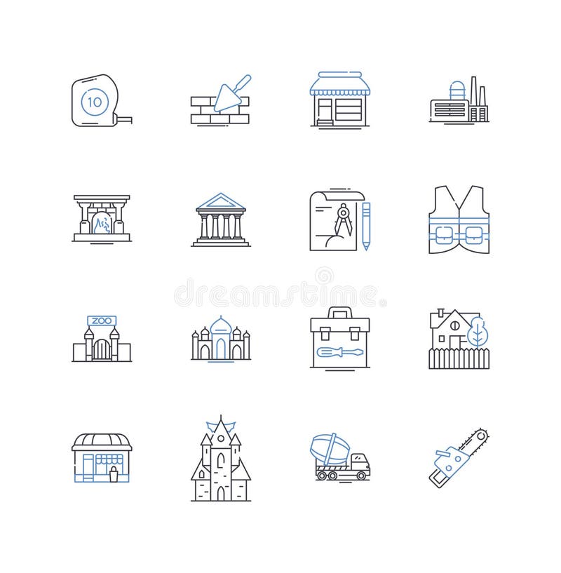 Chisel Line Icons Collection. Woodworking, Carving, Sculpting ... Chisel Line Icons Collection. Woodworking, Carving, Sculpting ...