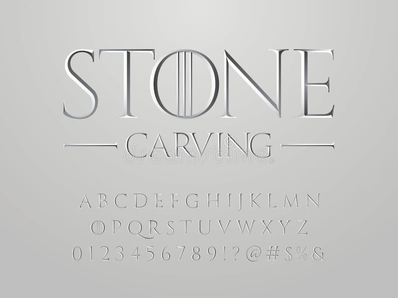 Chisel font stock vector. Illustration of color, chrome - 144999068