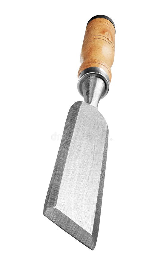 Chisel Tool Isolated on White Stock Image - Image of home, carpentry ...