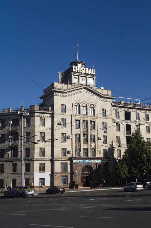 Chisinau Hotel, Sovietic Style Editorial Photography - Image of ...