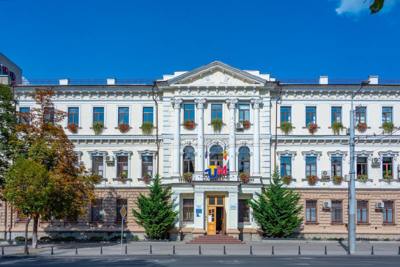 Chisinau, Moldova, August 23, 2023: Technical University of Mold ...