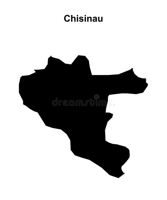 Chisinau outline map stock vector. Illustration of chisinau - 360609906