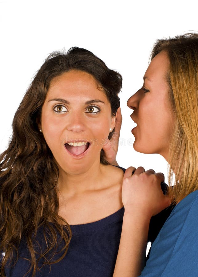 El último chisme foto de archivo. Imagen de amigos, curiosidad - 24020028