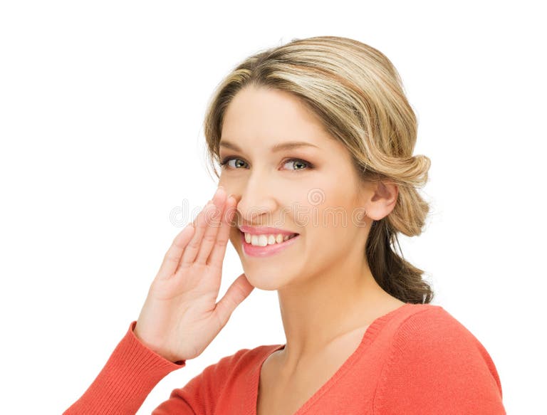 Chisme Susurrante De La Mujer Imagen de archivo - Imagen de chisme ...